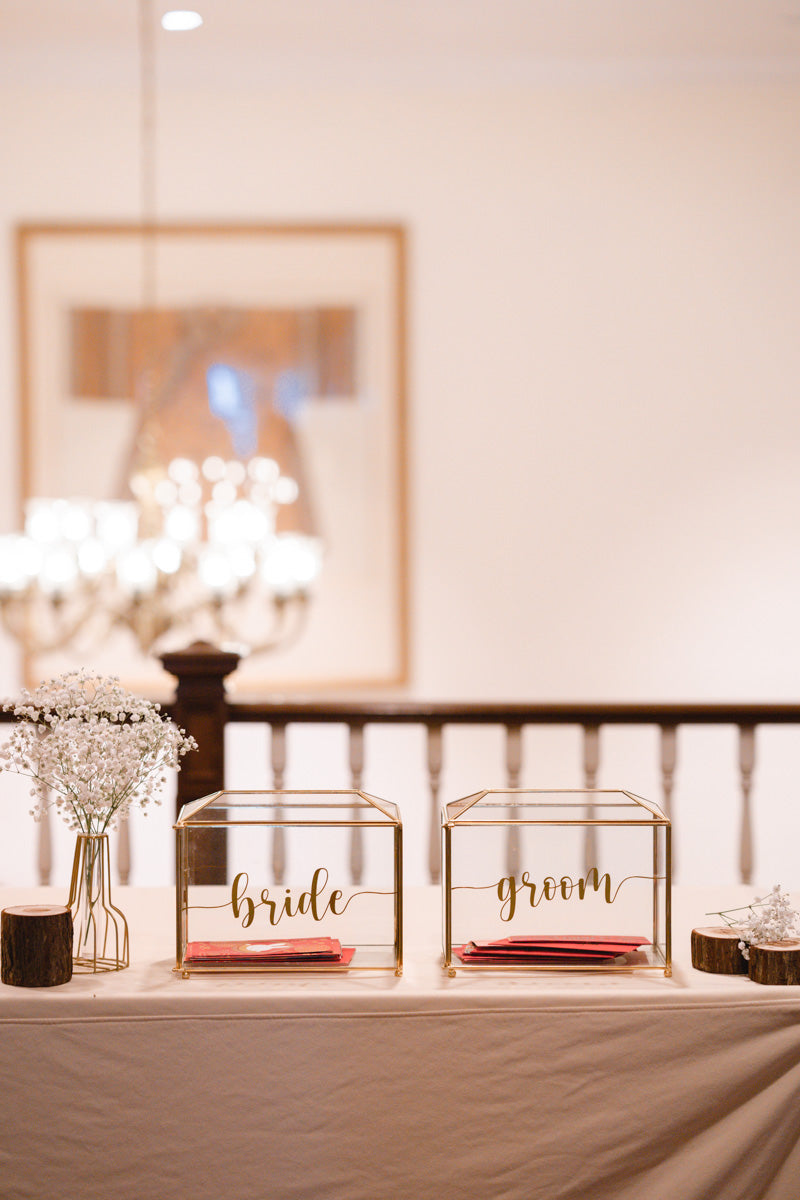 Gold Ang Bao Box with Bride & Groom Wording [Rental] – SHOP.KIMNSHIN